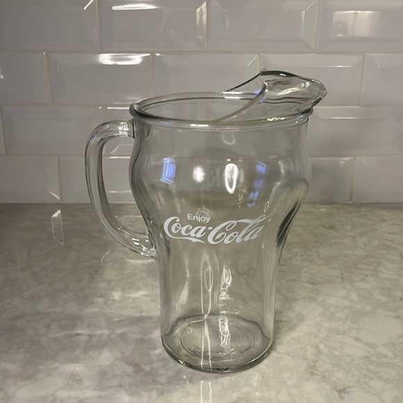 Coca Cola | Dining | Cocacola Glass Pitcher2 Quart Vintage Coke ...
